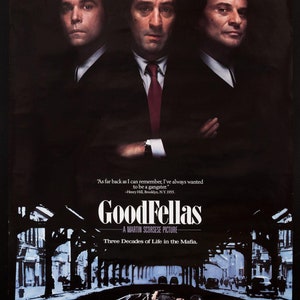 Goodfellas - Screenplay Movie Poster (up to 24" X 36") - Ray Liotta ...