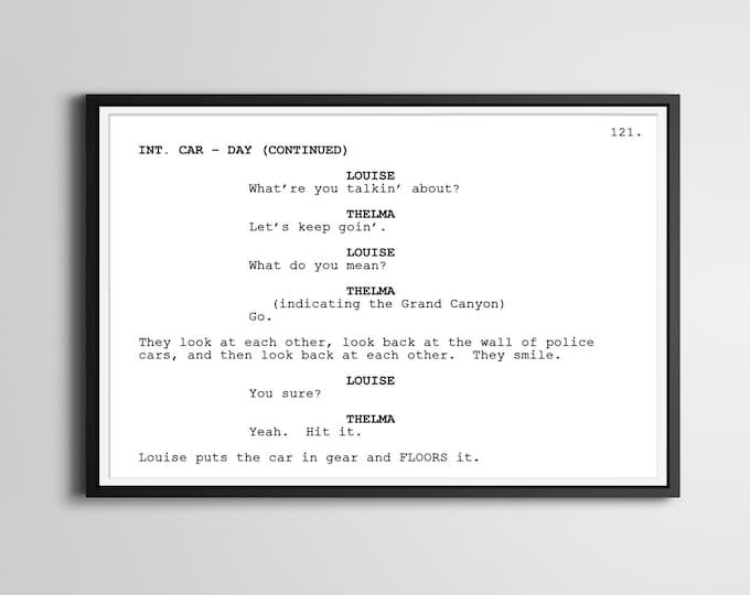 Dumb and Dumber - Screenplay Movie Poster (up to 24" X 36") - Jim ...