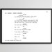 The Breakfast Club Screenplay POSTER! (up to 24" X 36") - Minimal ...