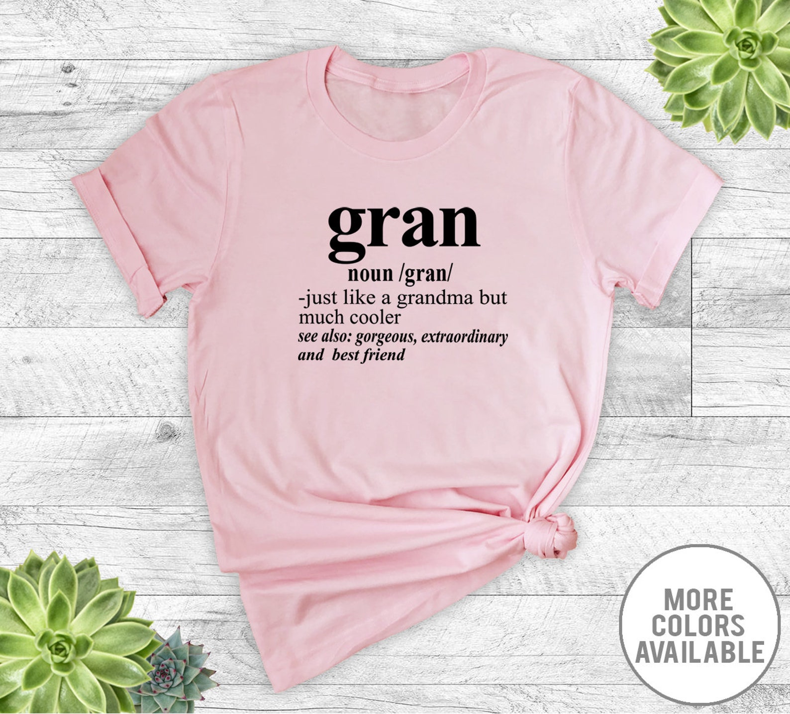 Gran Noun - Unisex T-shirt - Gran Shirt - Gran Gift - Gift for Gran ...