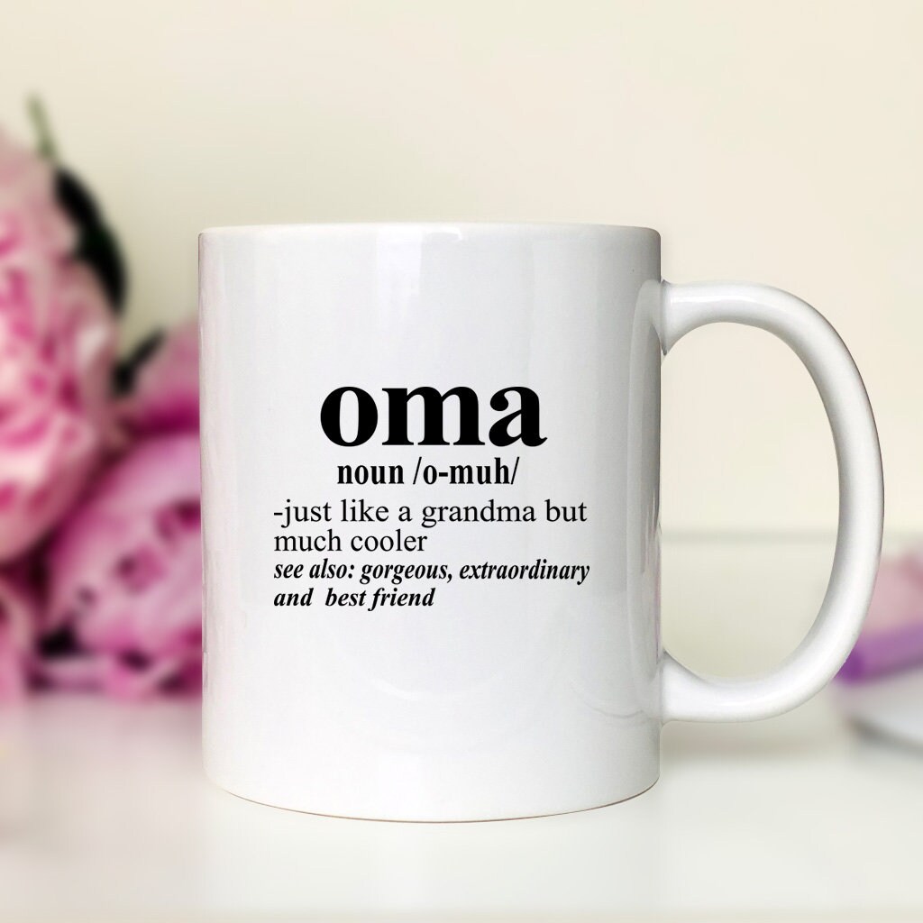 Oma Noun Coffee Mug, Oma Gift, Oma Mug, Gift for Oma - Etsy