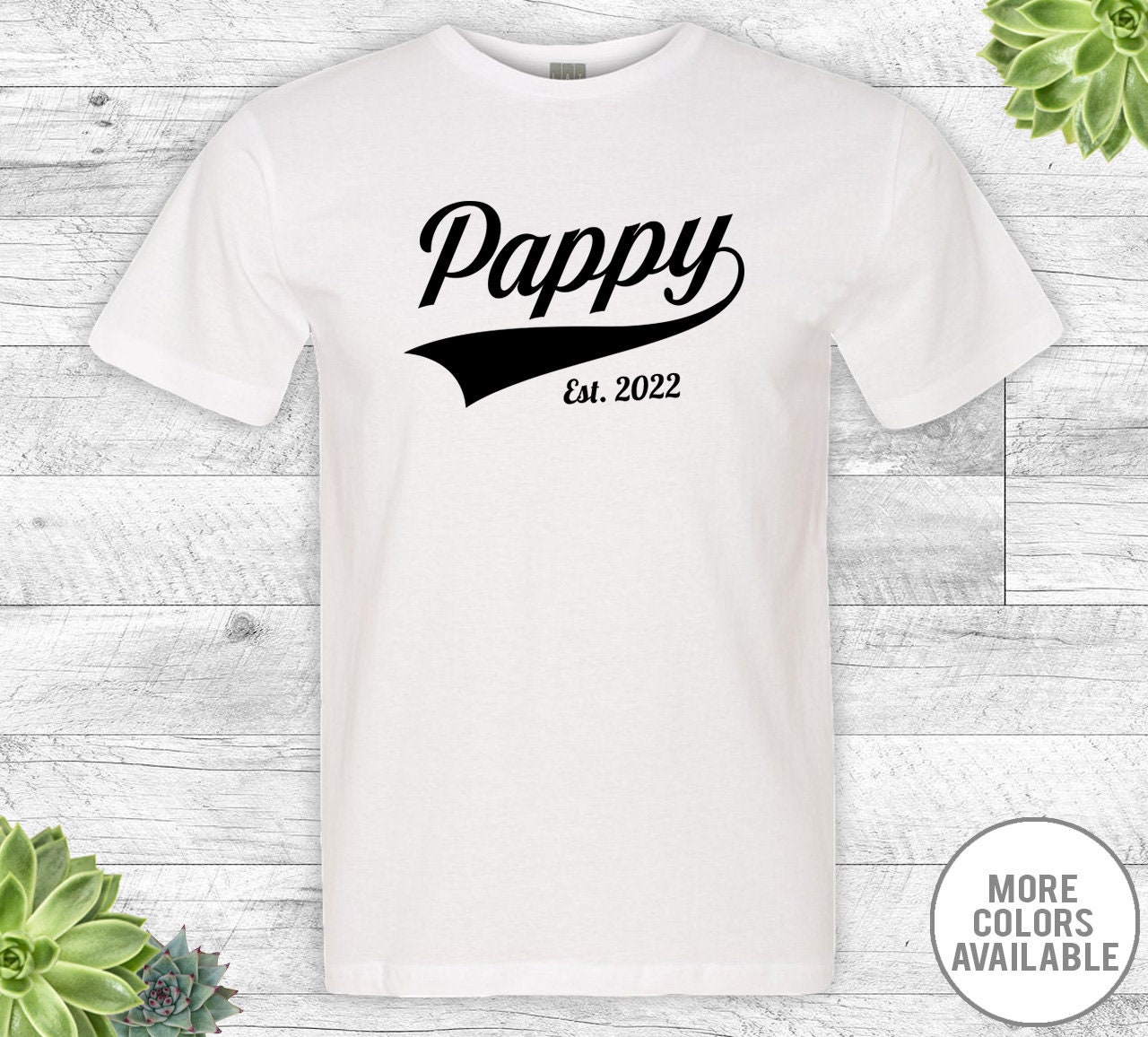Pappy Est.2022 Unisex Shirt Pappy Shirt Pappy Gift | Etsy