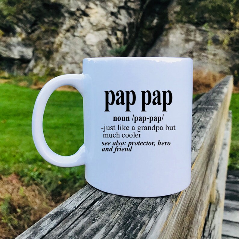 Pap Pap Noun Coffee Mug Pap Pap Gift Pap Pap Mug Funny Gift - Etsy