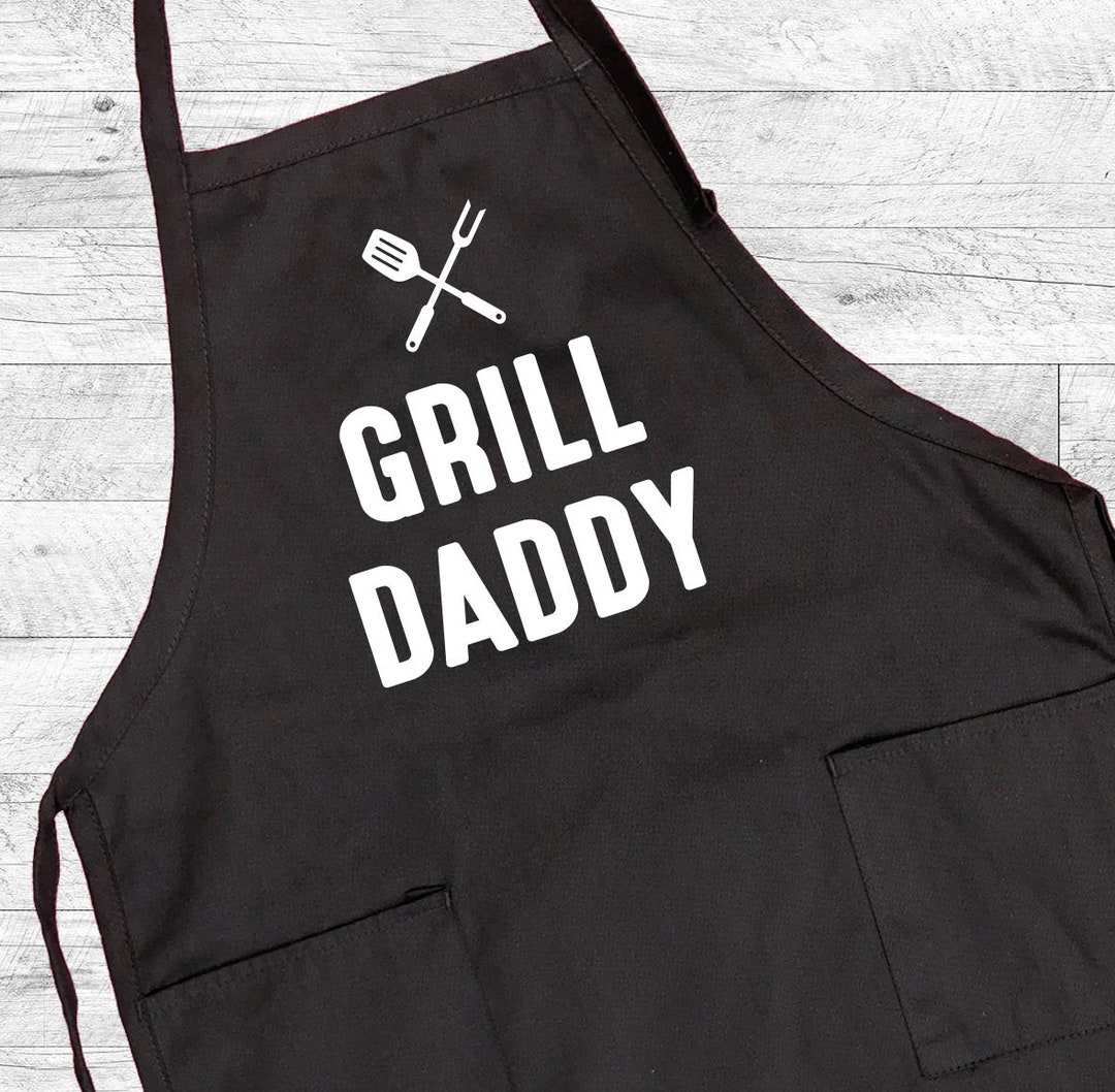 Grill Daddy, Grill Apron, Funny Husband Gift, Gift for Dad, Funny ...
