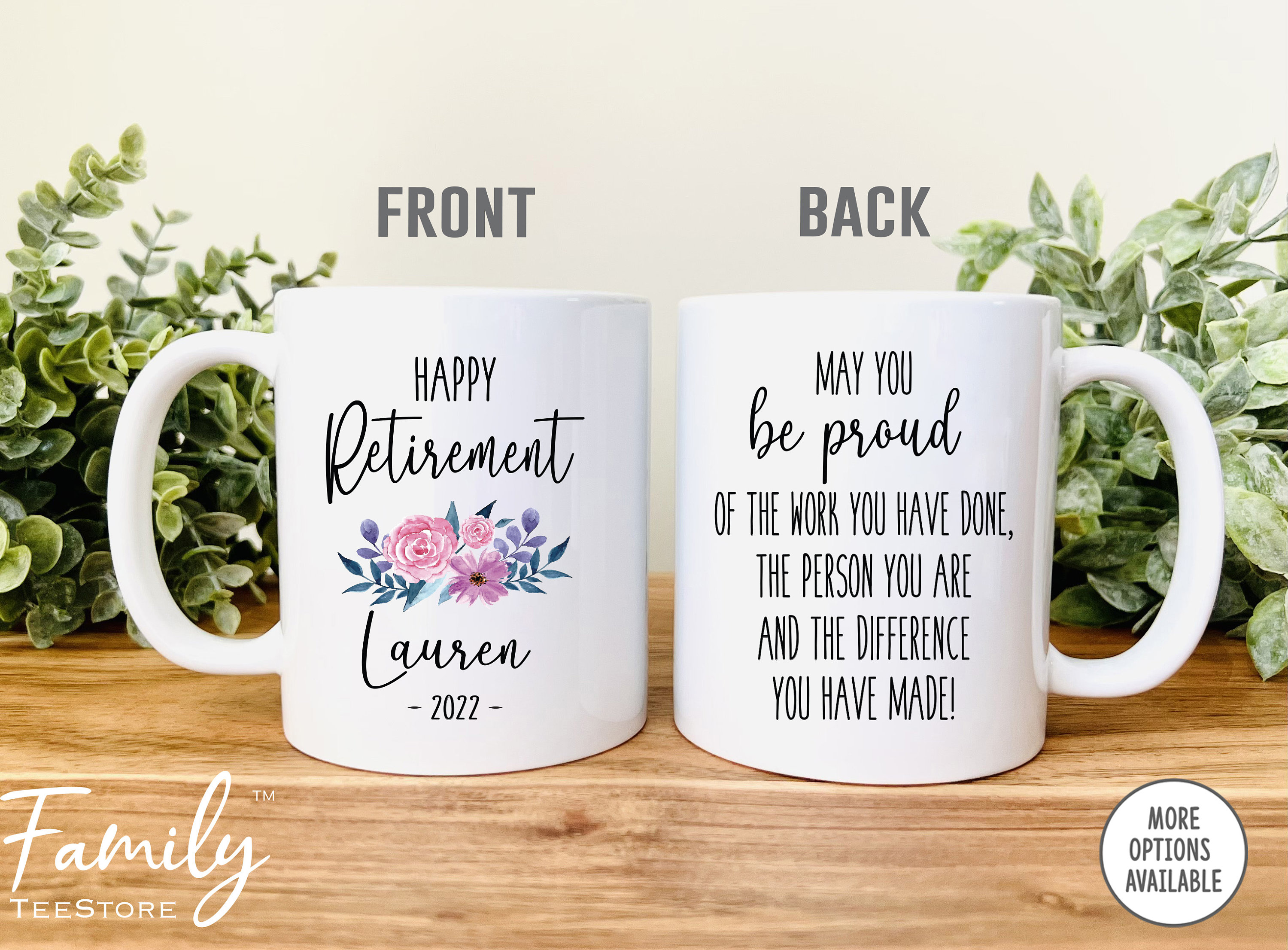 Happy Retirement Mug Personalized Retirement Gift for Her - Etsy