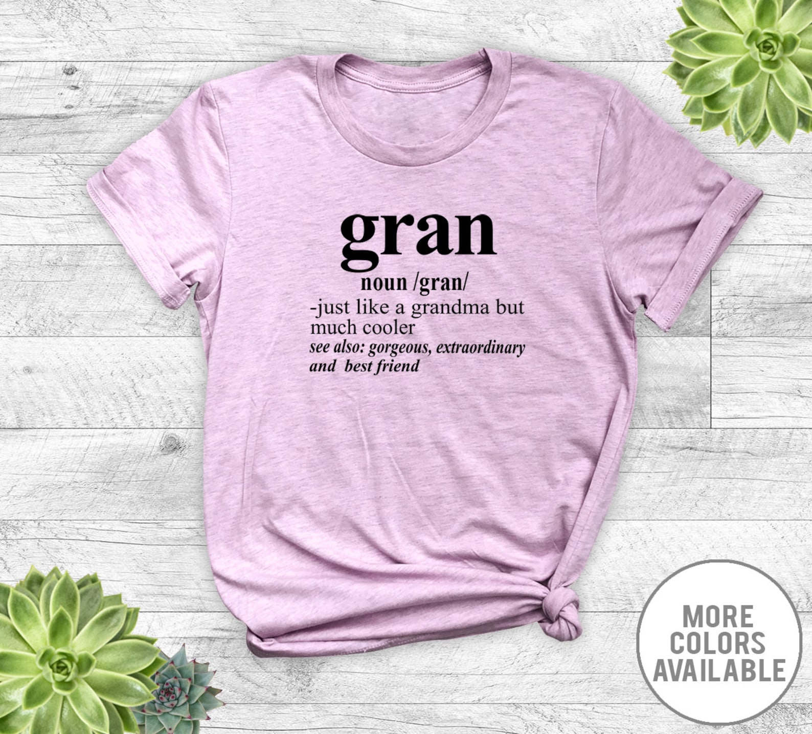 Gran Noun - Unisex T-shirt - Gran Shirt - Gran Gift - Gift for Gran ...