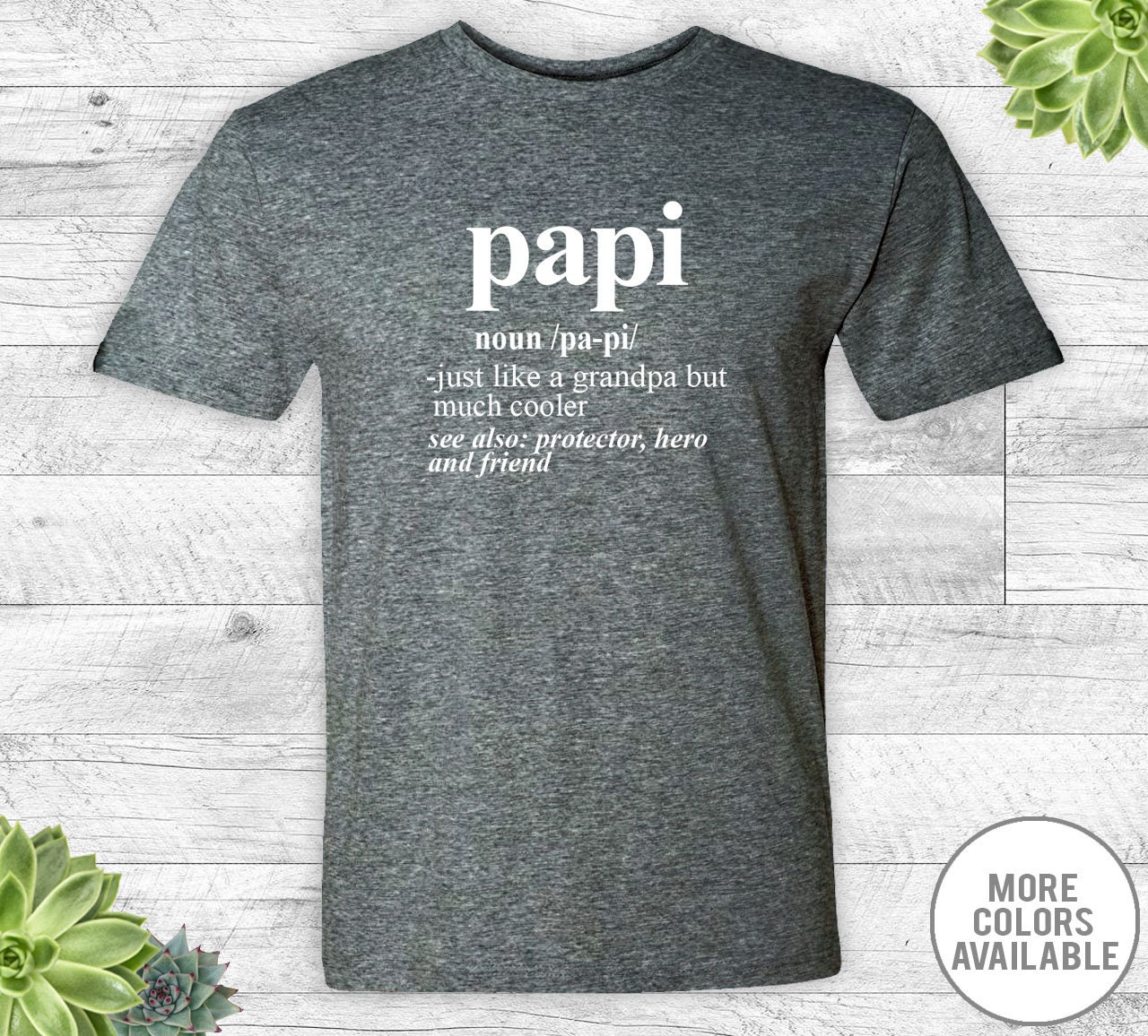 Papi Just Like A Grandpa but Much Cooler Unisex Shirt Papi | Etsy