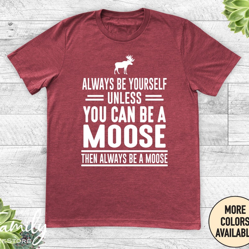 Moose T Shirt - Etsy