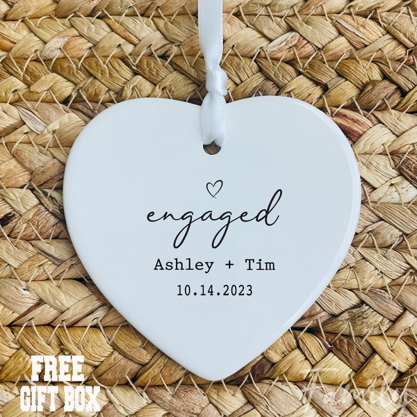 Engagement Ornament - Etsy
