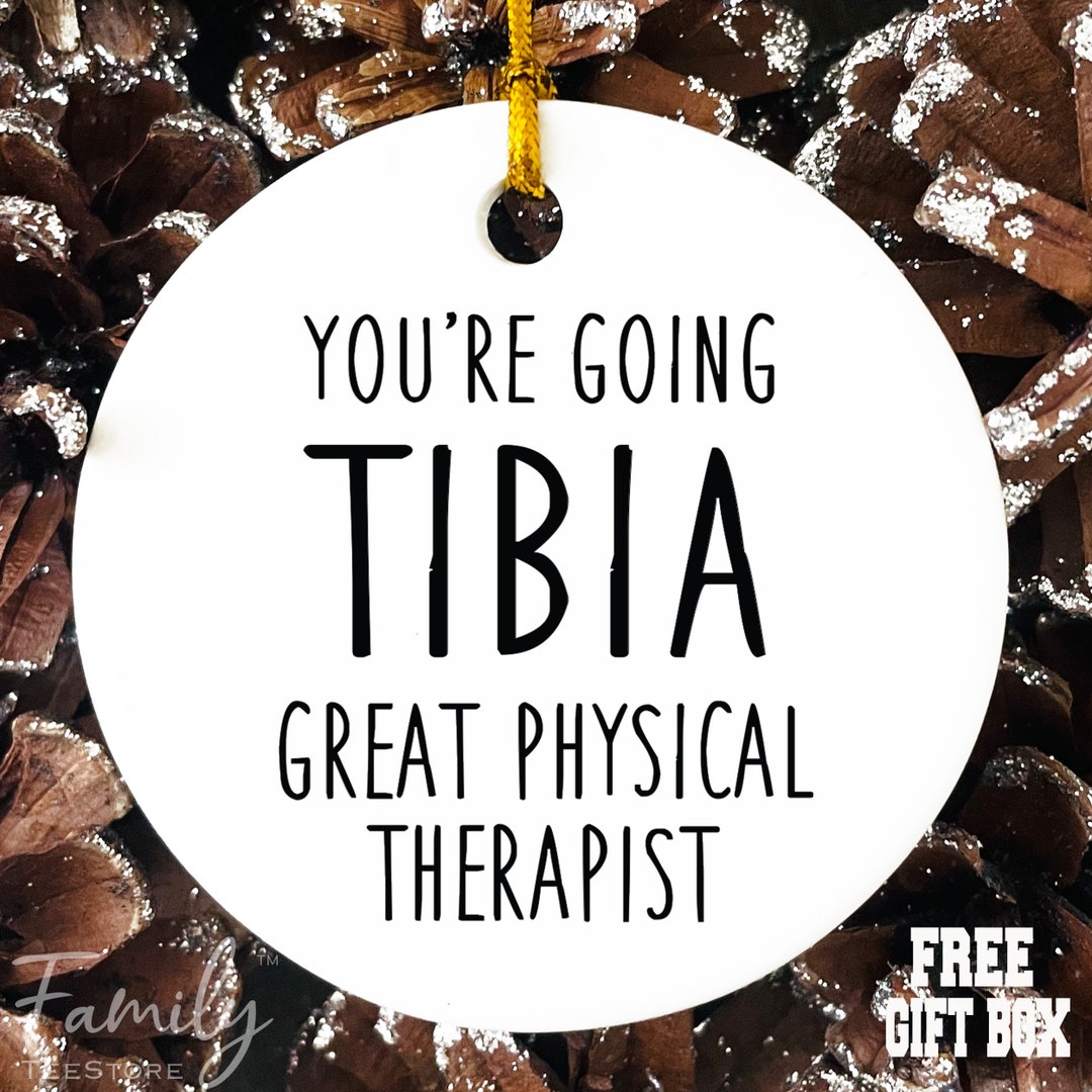 You're Going Tibia Great Physical Therapist, Christmas Ornament ...