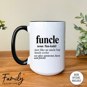 Funcle Noun Coffee Mug, Uncle Mug, Uncle Gift, Funny Uncle Mug - Etsy