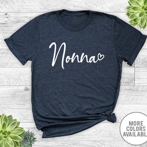 Nonna Heart - Unisex T-shirt - Nonna Shirt - Nonna Gift - Gift for Nonna - Etsy