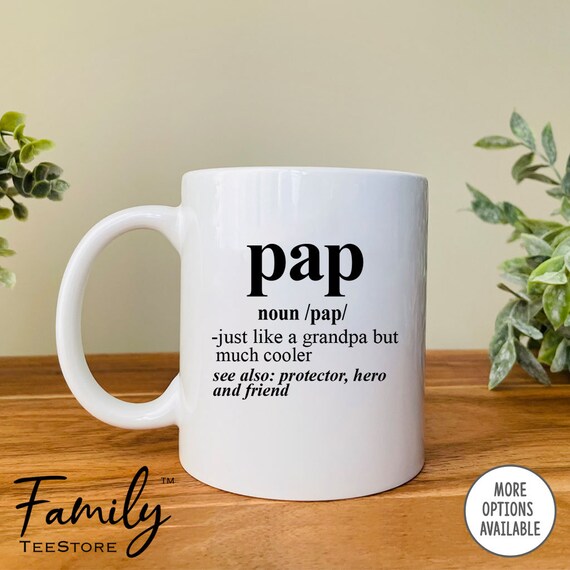 Pap Noun Coffee Mug Pap Gift Pap Mug Funny Gift for Pap - Etsy
