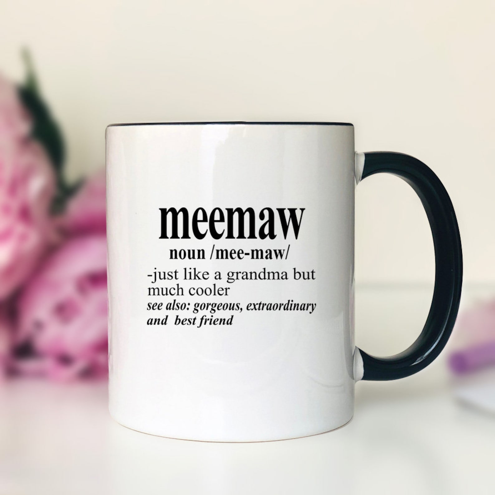 Meemaw Noun Coffee Mug Meemaw Gift Meemaw Mug Gift for Meemaw - Etsy