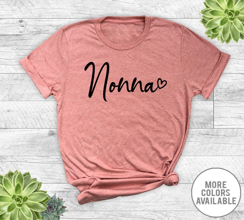Nonna Heart Unisex T-shirt Nonna Shirt Nonna Gift Gift - Etsy
