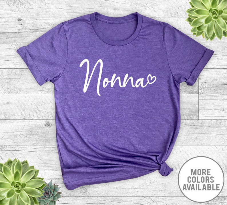 Nonna Heart Unisex T-shirt Nonna Shirt Nonna Gift Gift - Etsy