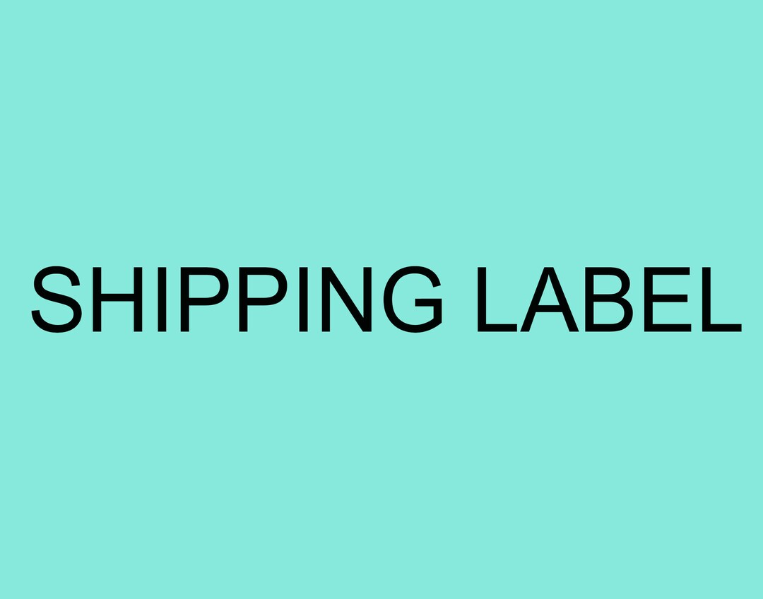 New Shipping Label for T-shirts - Etsy