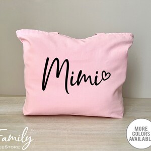 Mimi Heart - Zippered Tote Bag - Mimi Tote Bag - Mimi Gift - Gifts for ...