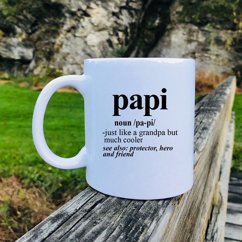 Papi Noun Coffee Mug Papi Gift Papi Mug Funny Gift for Papi - Etsy