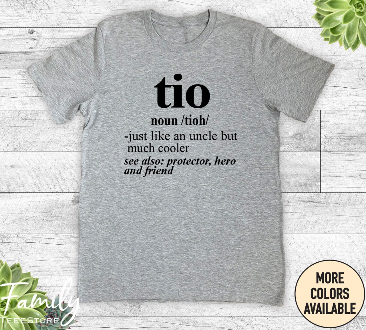 Tio Just Like an Uncle but Much Cooler Unisex Shirt - Tio Shirt - Tio ...
