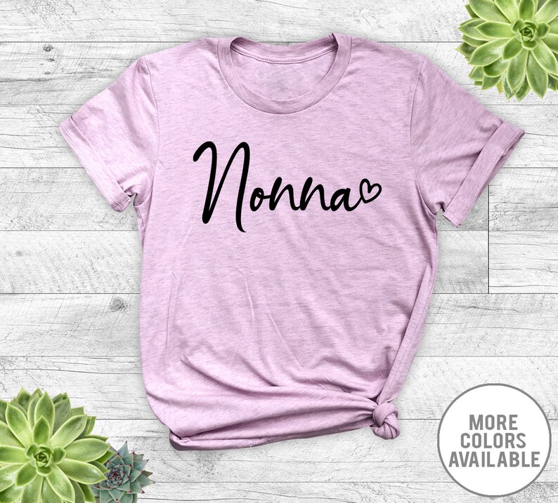 Nonna Heart Unisex T-shirt Nonna Shirt Nonna Gift Gift - Etsy