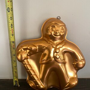 Vintage Copper Gingerbread Man Boy Cake Jello Pan Mold - Etsy