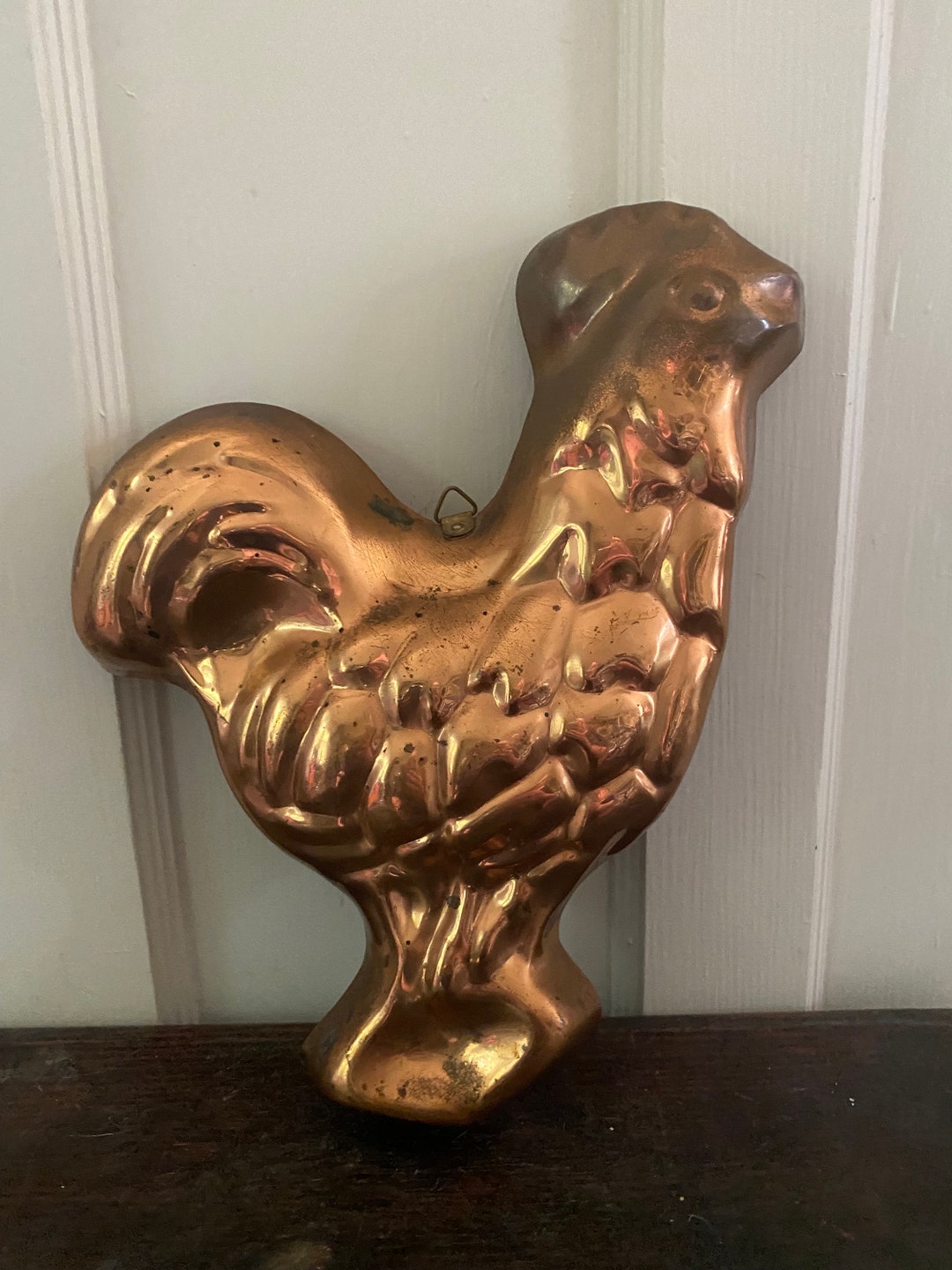 Vintage Copper Rooster Mold - Etsy