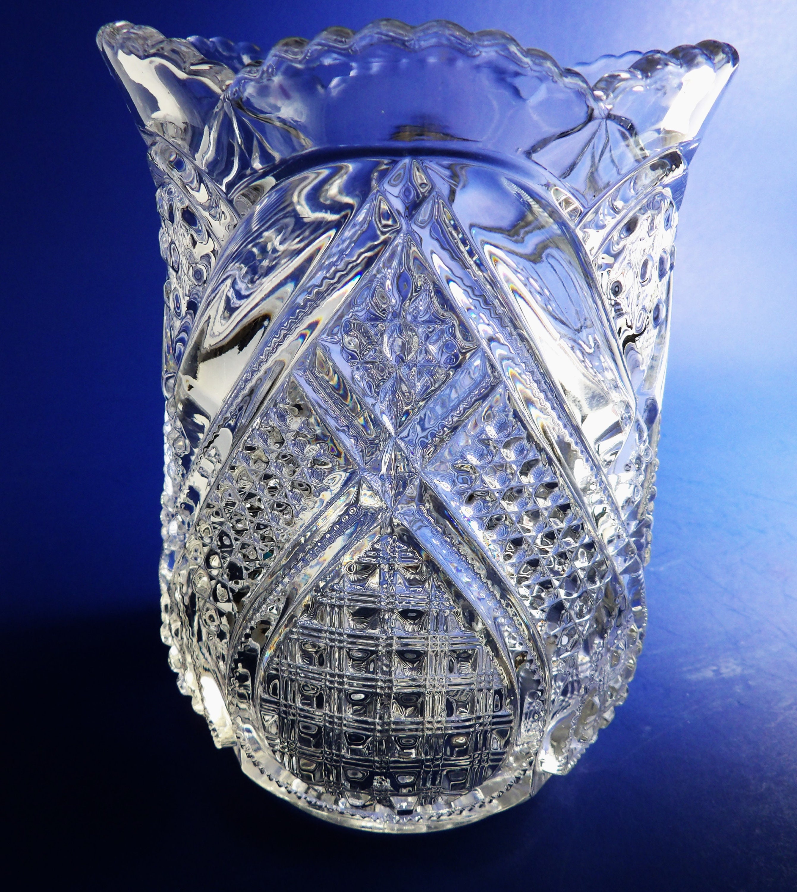 Heisey Celery Vase, OMN 1205, Aka fancy Loop - Etsy