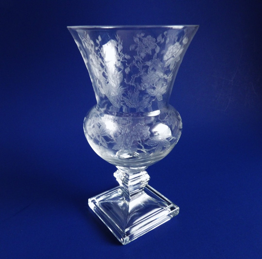 Duncan Miller Glass Company Indian Tree Urn Vase - Etsy