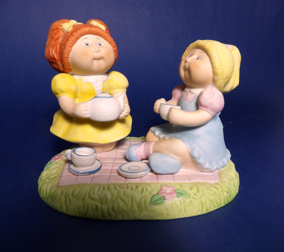 Cabbage Patch Kids Porcelain Figurine TEA FOR TWO - Etsy