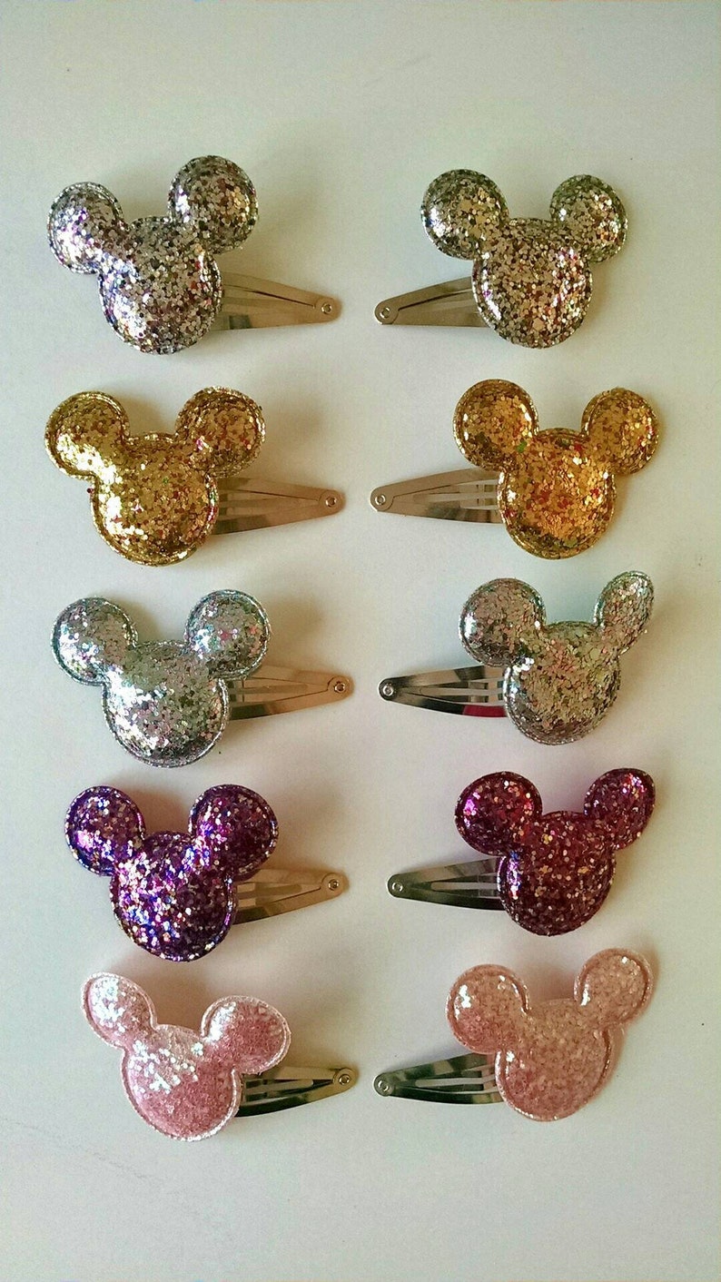 Mickey Snap Clip~disney Hair Bow~mickey Hair Clip~disney Hair Clip ...