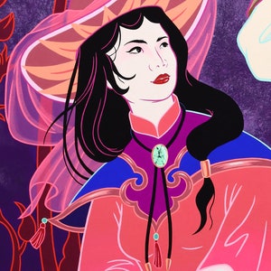 Mrs and Mrs Kam - Archival Art Print - Etsy