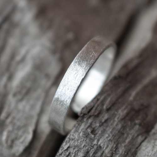 Silver 999 Ring Thick Silver Ring Pure Silver Ring Minimal - Etsy