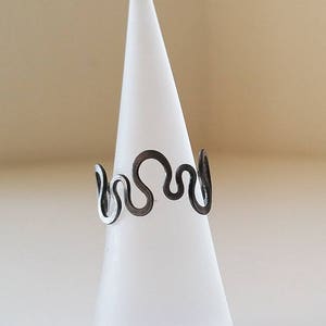 Simple Ring, Iron Ring, Adjustable Ring, Rustic Ring, Handmade Ring ...