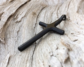 Forged Cross - Etsy