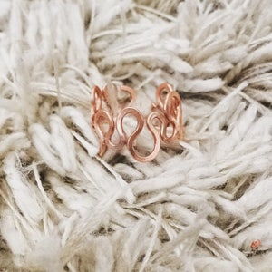 Simple Ring, Iron Ring, Adjustable Ring, Rustic Ring, Handmade Ring ...