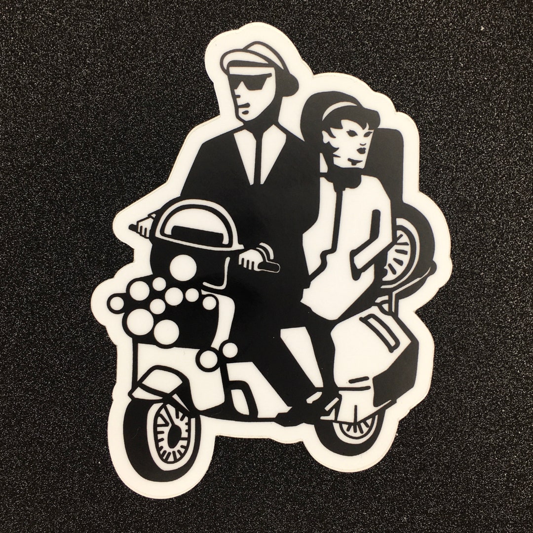 2-tone Ska Scooter Sticker - Etsy
