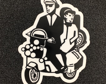 Stickers Vinyl Ska Dancers Car Window Laptop Betty Walt Skinhead ...