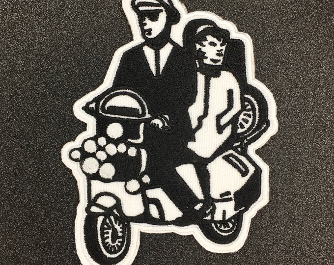 2-tone Ska Scooter Patch - Etsy