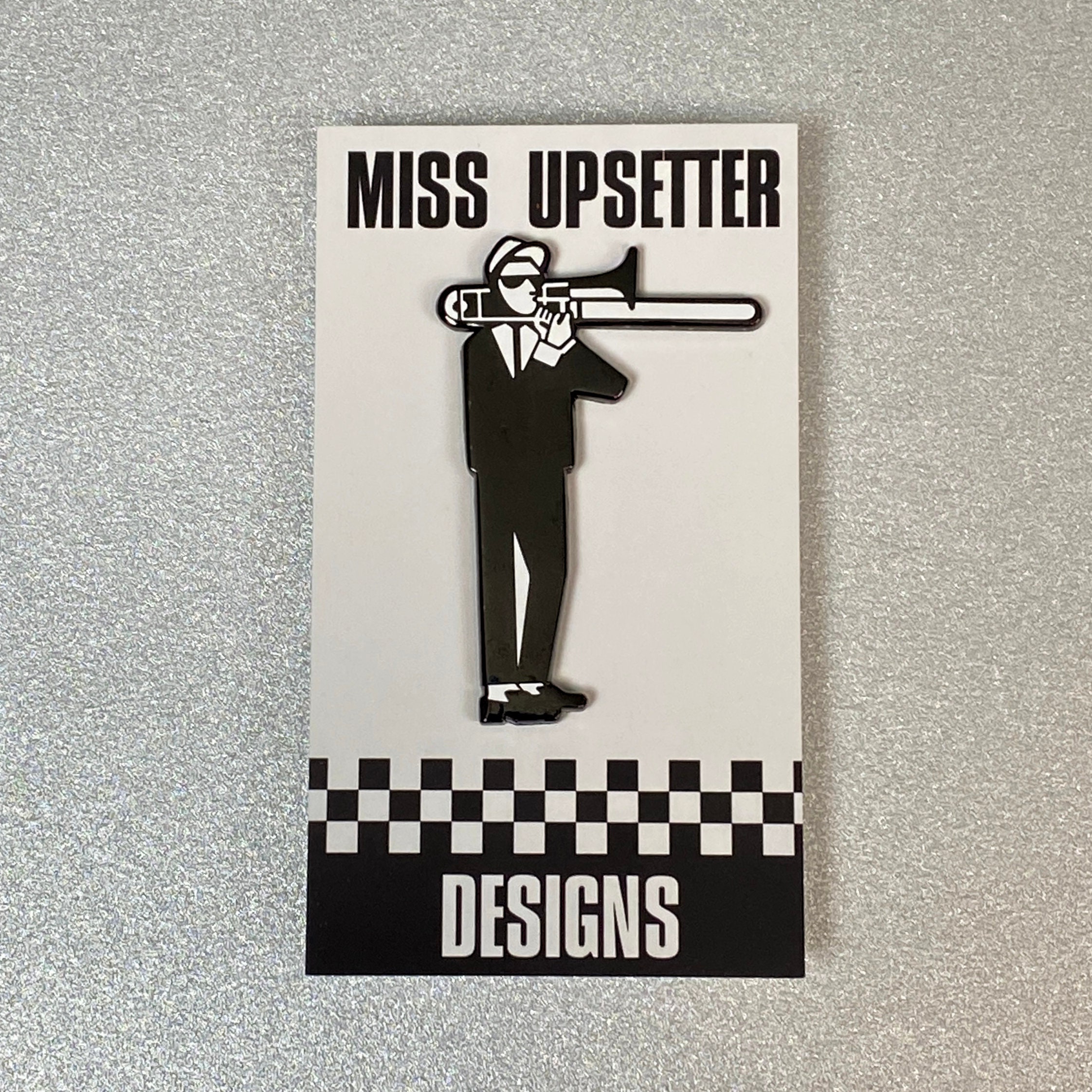 Walt Jabsco 2-tone Trombone Pin - Etsy UK