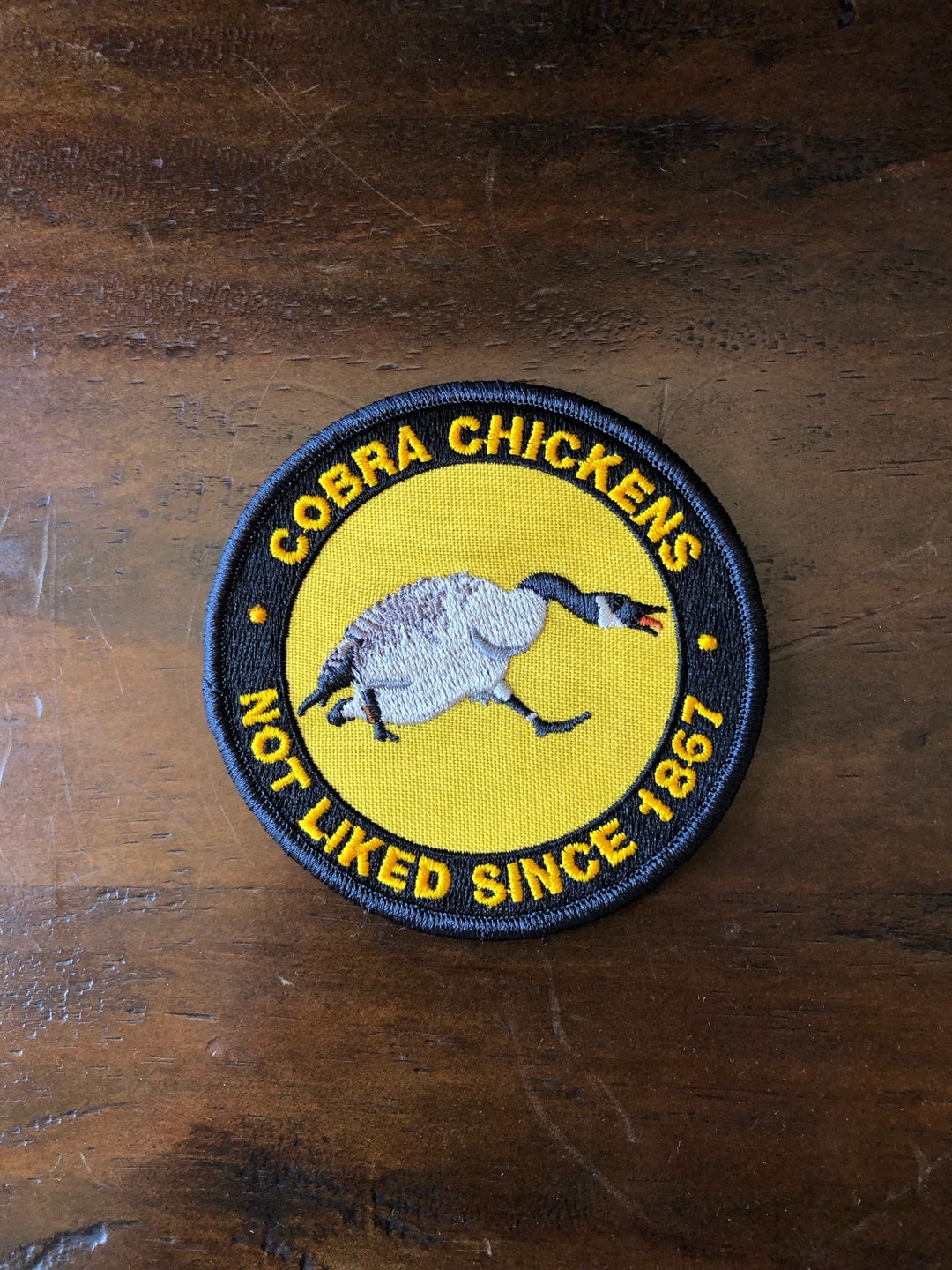 Sew On/iron on Embroidered Patch: Cobra Chickens - Etsy