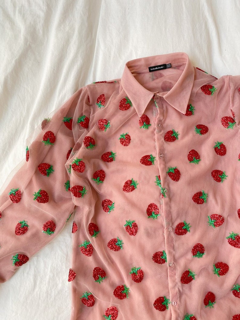 Strawberry Shirt - Etsy