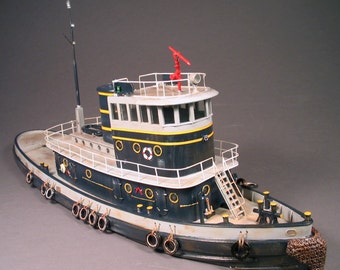 HO 1:87 scale 56' Fishing Boat Kit waterline hull for | Etsy