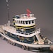HO 1:87 Scale 68' Steam Freighter Kit Waterline Hull for Model ...