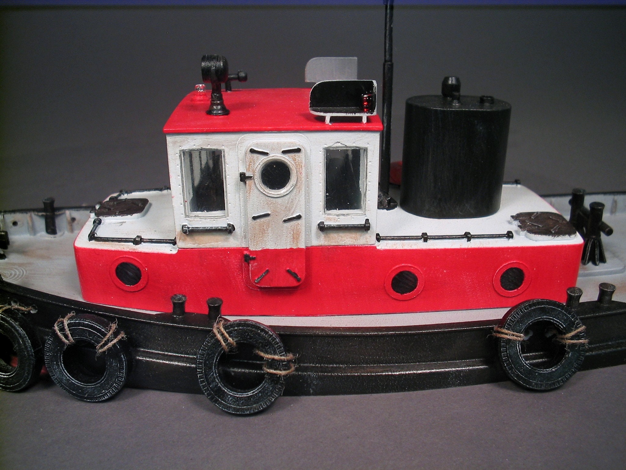 O/on30 1:48 Scale 45' Diesel Harbor Tugboat Kit for Diorama, Model ...