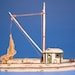 HO 1:87 Scale 68' Steam Freighter Kit Waterline Hull for Model ...