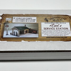 O/on30 1:48 Earl’s Service Station Model Kit for Diorama, Model ...