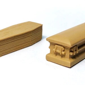O/on30 1:48 Scale Casket/coffin Combo for Wargaming, Diorama, Model ...