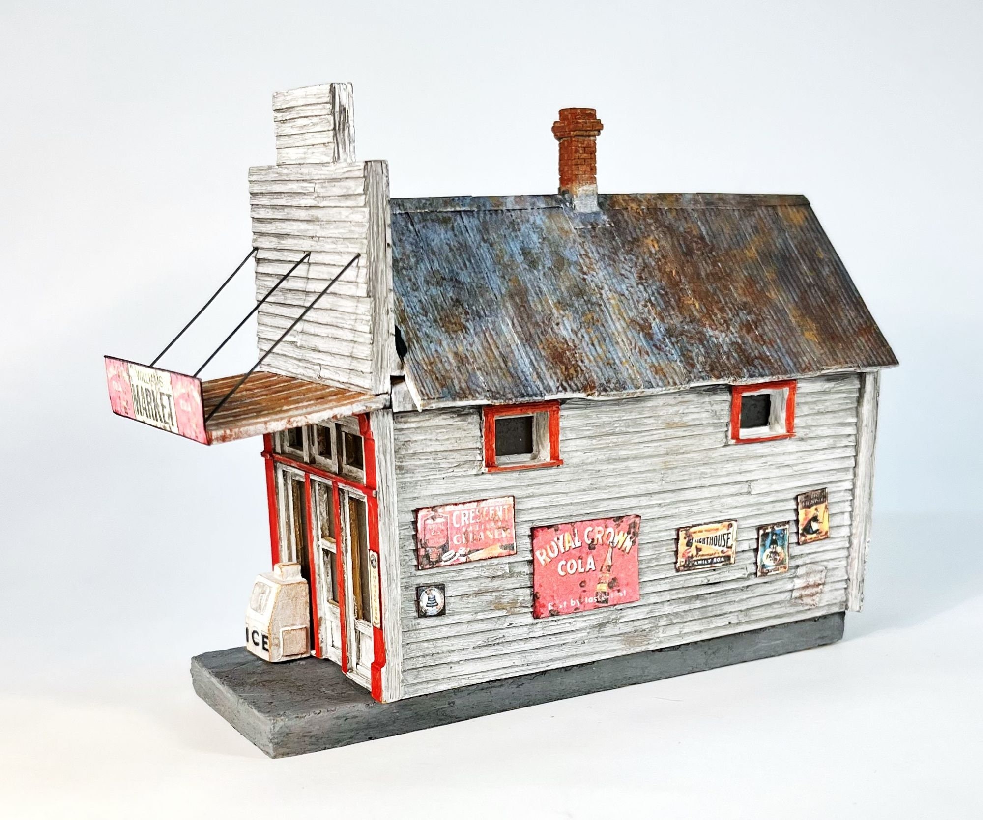 HO 1:87 Scale Williams Market Kit for Diorama, Model Railroading, Model ...