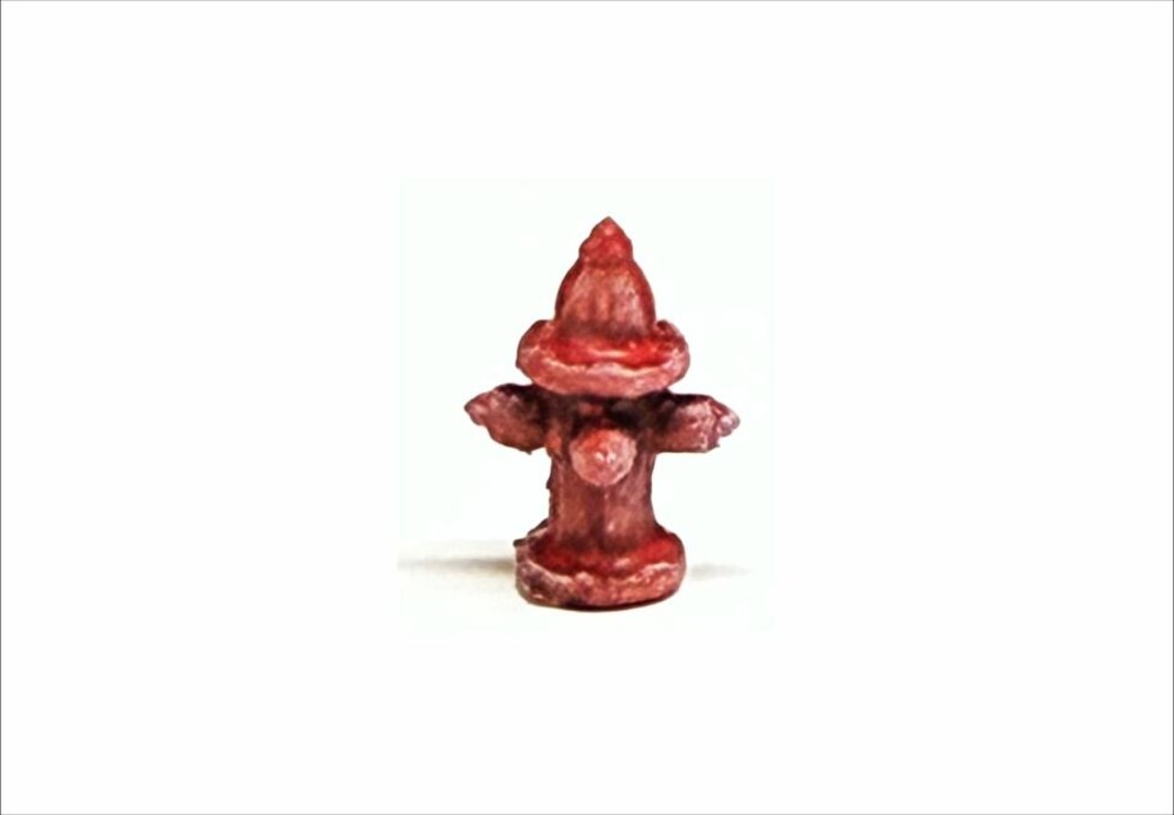 HO 1:87 Scale Fire Hydrant (set of 6) for Wargaming, Diorama, Model ...